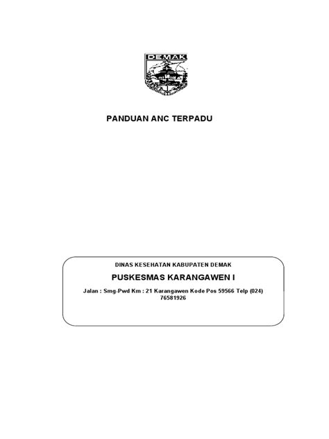 Panduan Anc Terpadu Baru Pdf