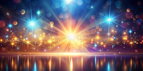 Abstract Light Effect Background Ai Generated Content Stock