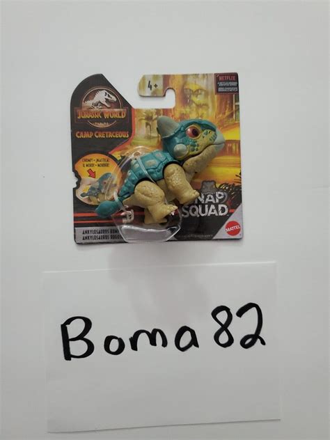 Mavin Jurassic World Snap Squad Camp Cretaceous Ankylosaurus Bumpy