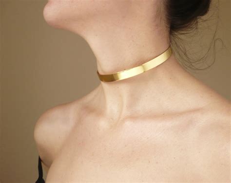 Gold Collar Necklace Etsy