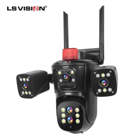 Ls Vision 4k Multi Lens 4 Screen 360 Degree Ptz Cameras