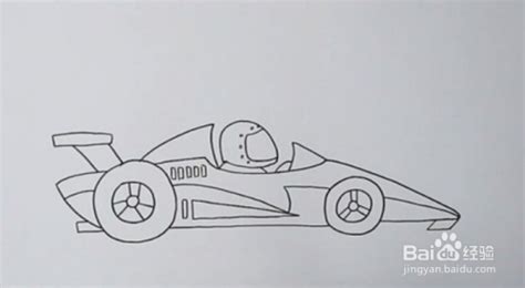 赛车在赛道上简笔画 简笔画图片大全 蒲城教育文学网