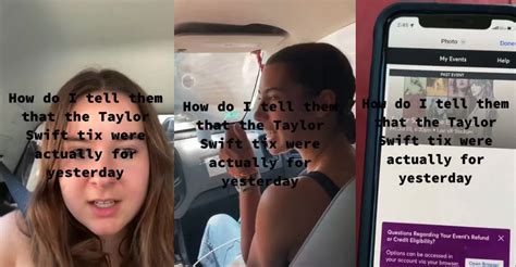 ‘how Do I Tell Them Woman Realizes She Bought Tickets For Yesterdays