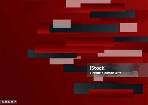 현대 빨간색과 검은 색 기업 배경 추상적인 배경 디자인 현대 미래 기술 배경 벡터 일러스트 유체 그라데이션 모양 컴포지션 게임 디자인 포스터 0명에 대한 스톡 벡터 아트 및