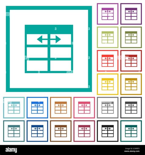 Table Rows And Columns Stock Vector Images Alamy