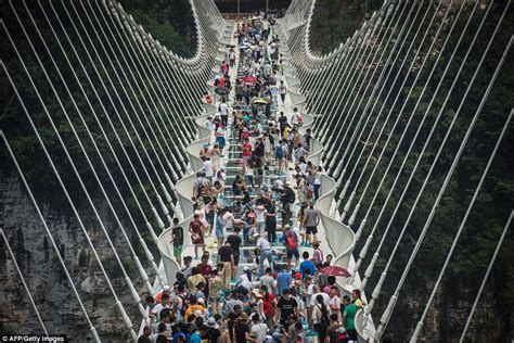 Chinas Terrifying Glass Bridge Is Set To Re Open After Being Forced To