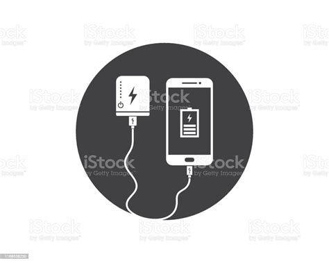 파워 뱅크 Vecto와 충전 스마트 폰 0명에 대한 스톡 벡터 아트 및 기타 이미지 0명 개념 데이터 Istock