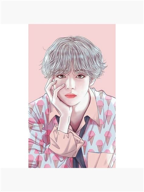 Bts V Kim Taehyung Art Print For Sale By Ecstasies Redbubble