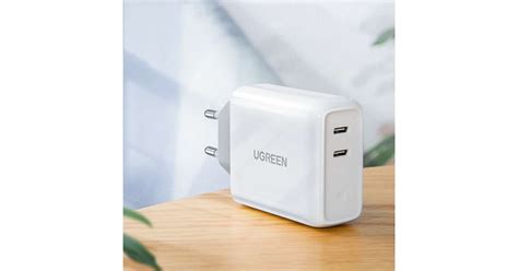Ugreen Cd199 Töltő 2x Usb C Pd3 0 Qc4 0 36w Fehér Pepita Hu