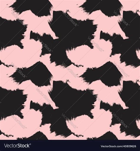 Abstract Brush Fur Seamless Pattern Royalty Free Vector
