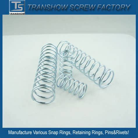 Wire Compression Galvanized 65mn Steel Springs China Spring And Steel