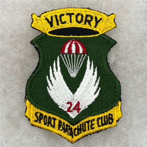 Us Army Airborne 24th Infantry Division Sport Parachute Club Patch