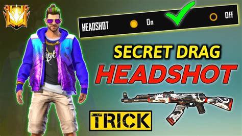 New Secret Drag Headshot Trick 🔥 Tips And Tricks Drag Headshot