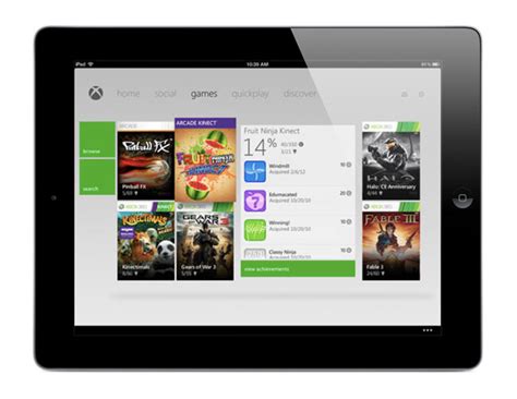 My Xbox Live App Update Adds Ipad Remote Control Support