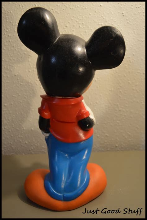 Mickey Mouse Bank Vintage Disney Mickey Mouse Plastic Bank Etsy
