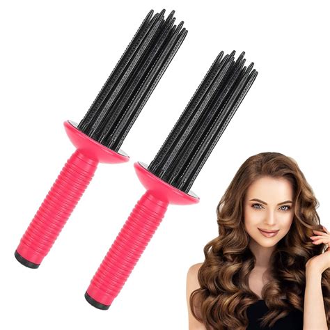2pc Self Grip Hair Rollers Curly Hair Styler Tool Air Hair Styler Hair