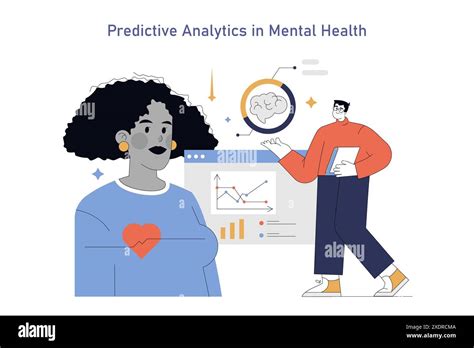 AI In Psychology Concept Illustration Of Predictive Analytics In