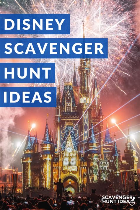 12 Disney Scavenger Hunt Ideas Walt Disney World And Disneyland