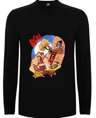 Camiseta Negra Artesanía y Souvenirs de Alcoy Escudos de apellidos