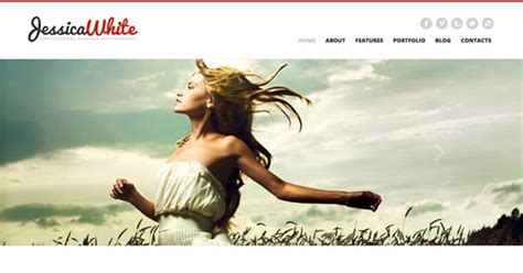 jessicawhite free responsive html5 template creative beacon