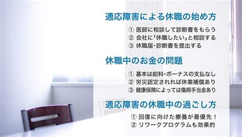 適応障害で休職したい場合どうする？基本の流れと休職期間、お金の問題 障がい者としごとマガジン