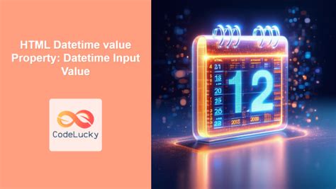 Html Input Time Type Property Time Input Type Codelucky