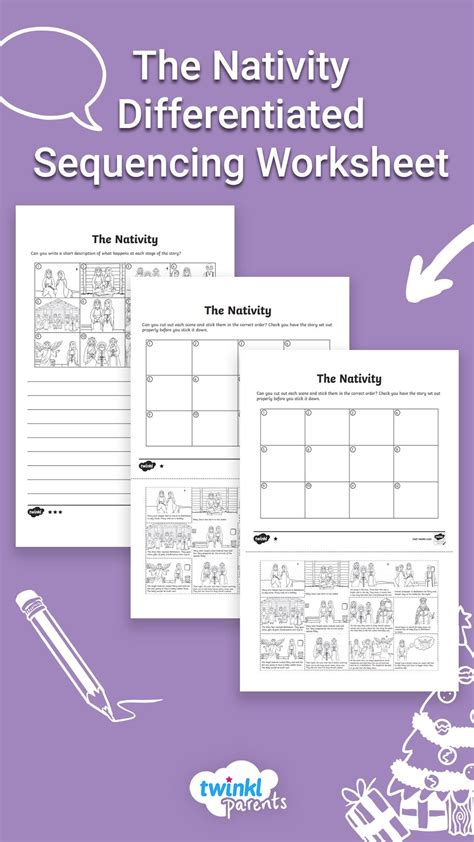 The Nativity Sequencing Worksheet