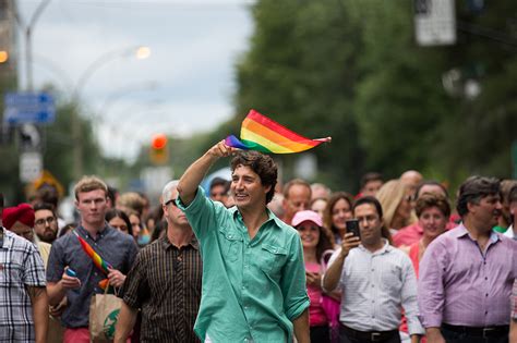 Prime Minister Justin Trudeau Participates In The Montréal Pride Parade