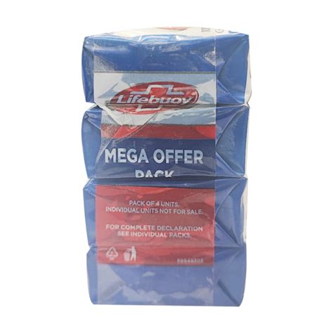 Buy Lifebuoy 100 Stronger Germ Protection Care Soap Pack Of 4 X 100