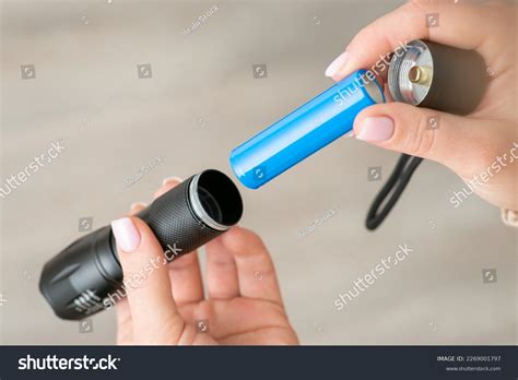 Flashlight And Batteries Stock Photos Images Shutterstock
