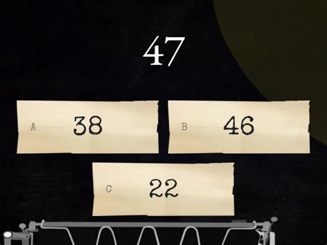 Backward Counting 50 To 1 Quiz