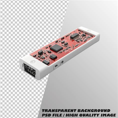Bluetooth Module Isolated On Transparent Background PSD File Premium AI Generated PSD
