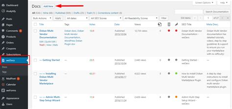 Wordpress Documentation Plugin Take Your Docs To A New Level Wedevs