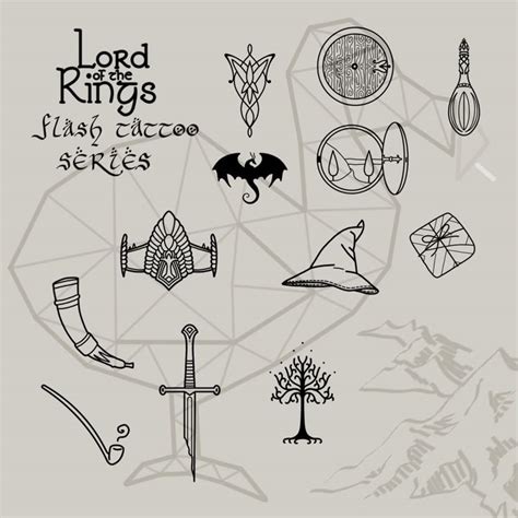 Lord Of The Rings Tattoo Designs