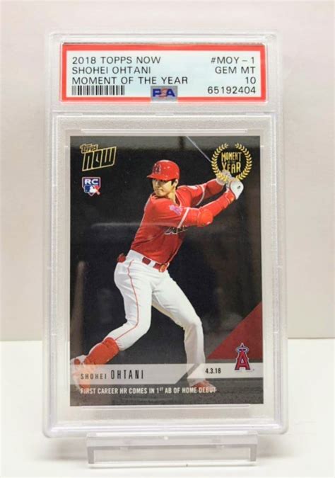 Yahooオークション 希少【psa10 鑑定済 Gem Mint】大谷翔平 2018 To