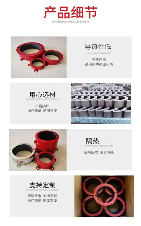 厂家供应不锈钢阻火圈110膨胀型卡扣阻燃防火消防管道隔热密封圈 阿里巴巴