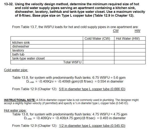 [solved] 13 32 using the velocity design method determin