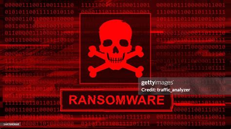Abstract Technical Background Ransomware High Res Vector Graphic
