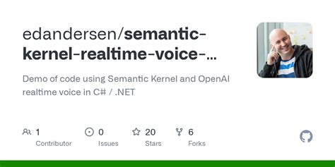 Github Edandersensemantic Kernel Realtime Voice Functions Demo Of Code Using Semantic Kernel