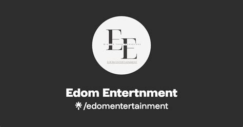 Edom Entertnment Instagram Facebook Tiktok Linktree