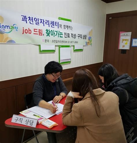 과천시 청년층 대상 찾아가는 취업 상담
