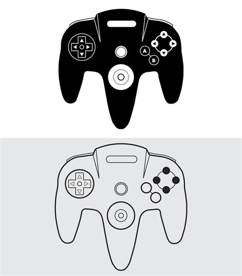Video Game Console Vector Design Bundle Game Controller Vector Set