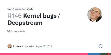 Kernel Bugs Deepstream Issue Wang Xinyu Tensorrtx GitHub