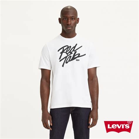Levis 男款 寬鬆版短袖t恤 Red Tab Logo T恤 Yahoo奇摩購物中心