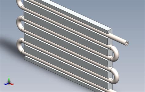 热交换机热转换器。 Solidworks 2011 模型图纸免费下载 懒石网