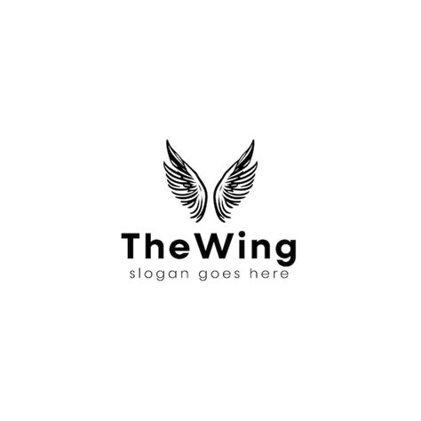 Premium Vector The Wing Vector Logo Design