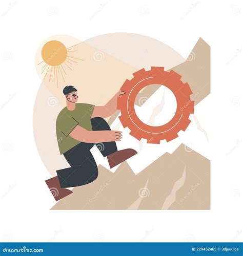 Persistence Abstract Concept Vector Illustration Stock Vector
