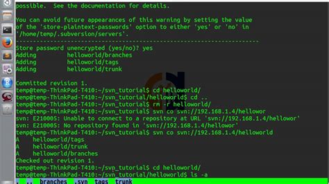 SVN Command Line Tutorial 2 YouTube