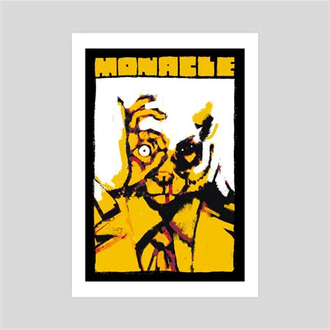 Monacle Large Version An Art Print By Glavilio Inprnt
