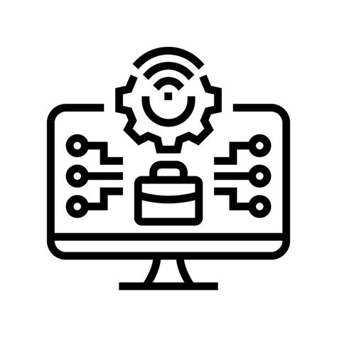 Information Technology Management Business Line Icon Illustration 50128524 Vector Art At Vecteezy